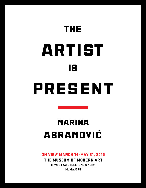 Imponderabilia 2010 by Marina Abramović | Michael Helland